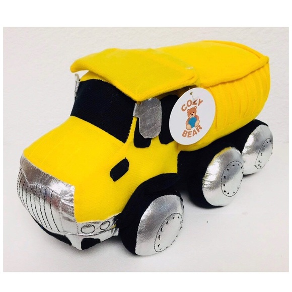 cozy bear | Other | Set Of 3 Soft Kids Plush Trucks | Poshmark